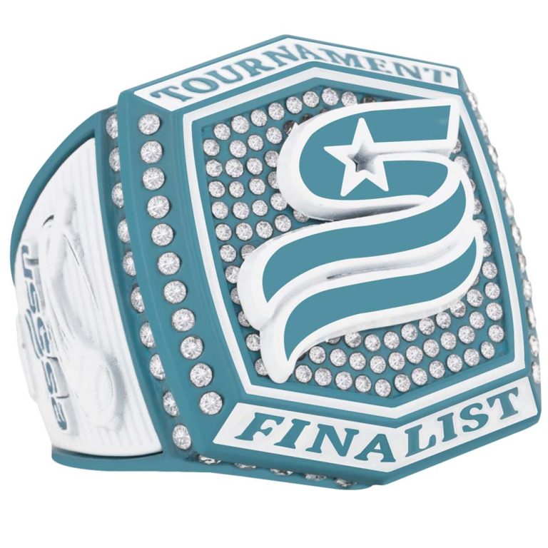 Supreme Carolina Blue & White Rings - USSSA Locker Room