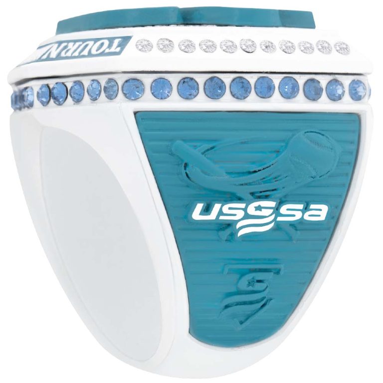 Supreme Carolina Blue & White Rings - USSSA Locker Room