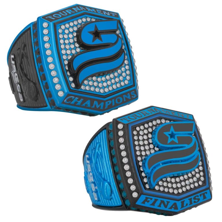 Supreme Blue & Gray Rings - USSSA Locker Room