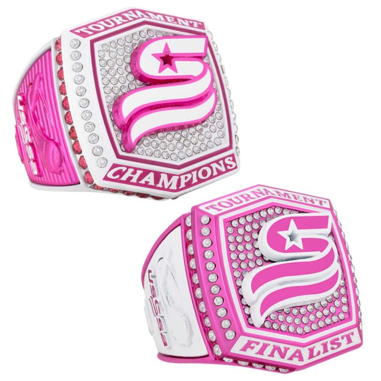 Supreme Pink & White Rings - USSSA Locker Room